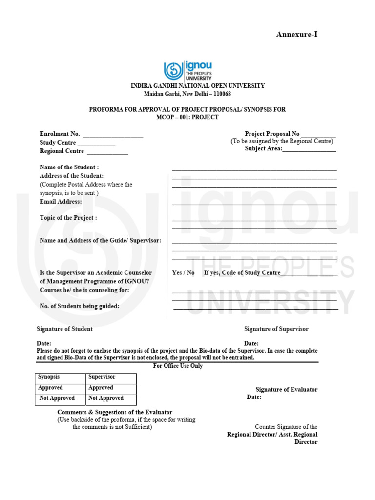 Microsoft Word - Final Project Guidelines MCOP-001 for Students | PDF