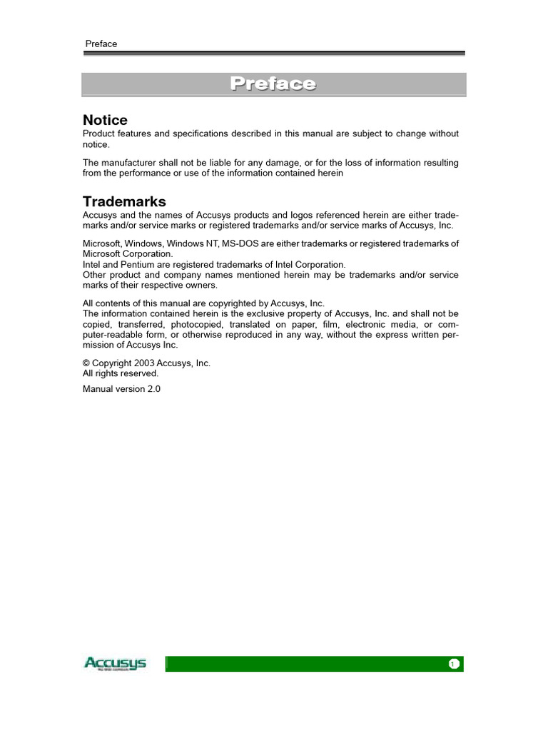 Accusys ACS-8930 Fibre To IDE RAID User Manual v2.0 2003 | PDF | Hard ...