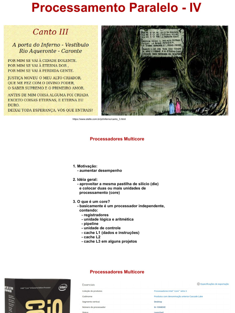 Processamento Paralelo 4 | PDF | Microprocessador | Cache de CPU
