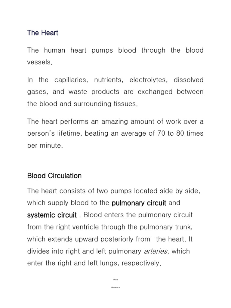 Copy2-The Heart | PDF | Heart Valve | Coronary Circulation