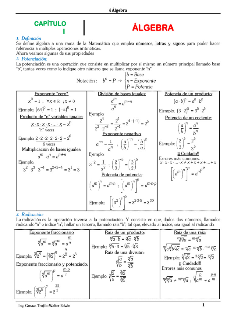 Algebra Pre-U | PDF | Representation Theory | Algebraic Structures