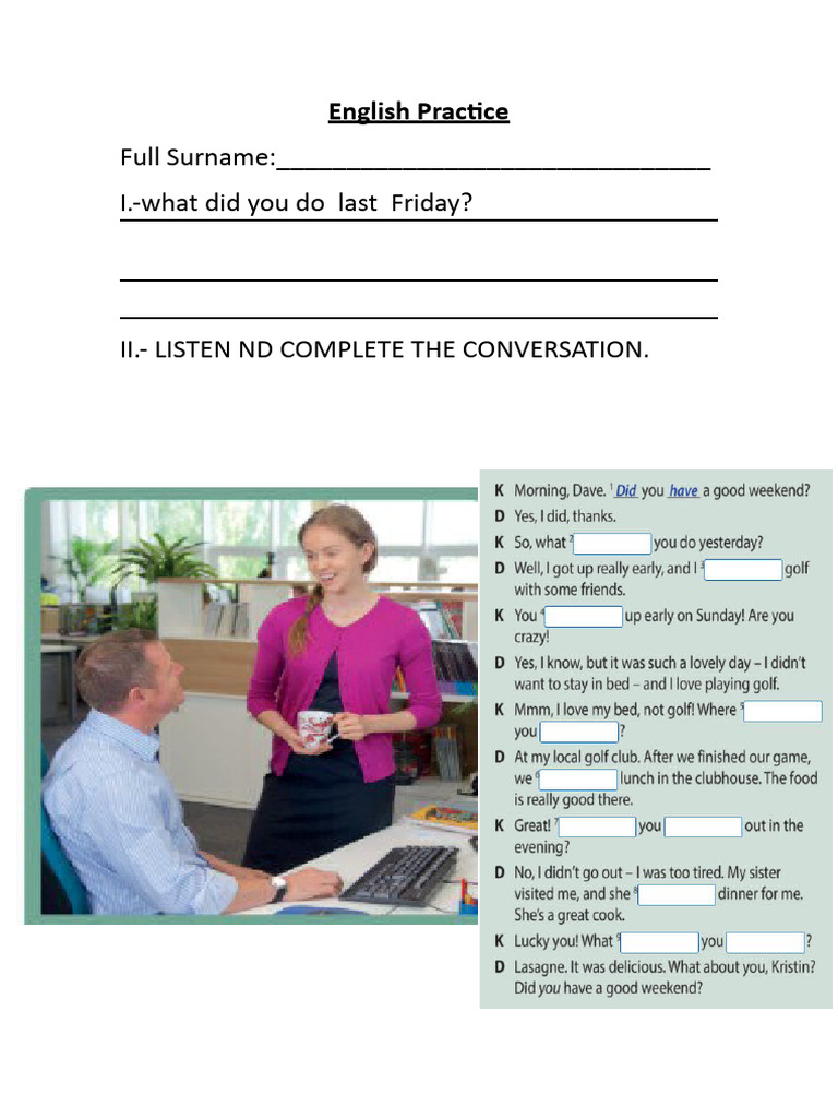 English Practice | PDF