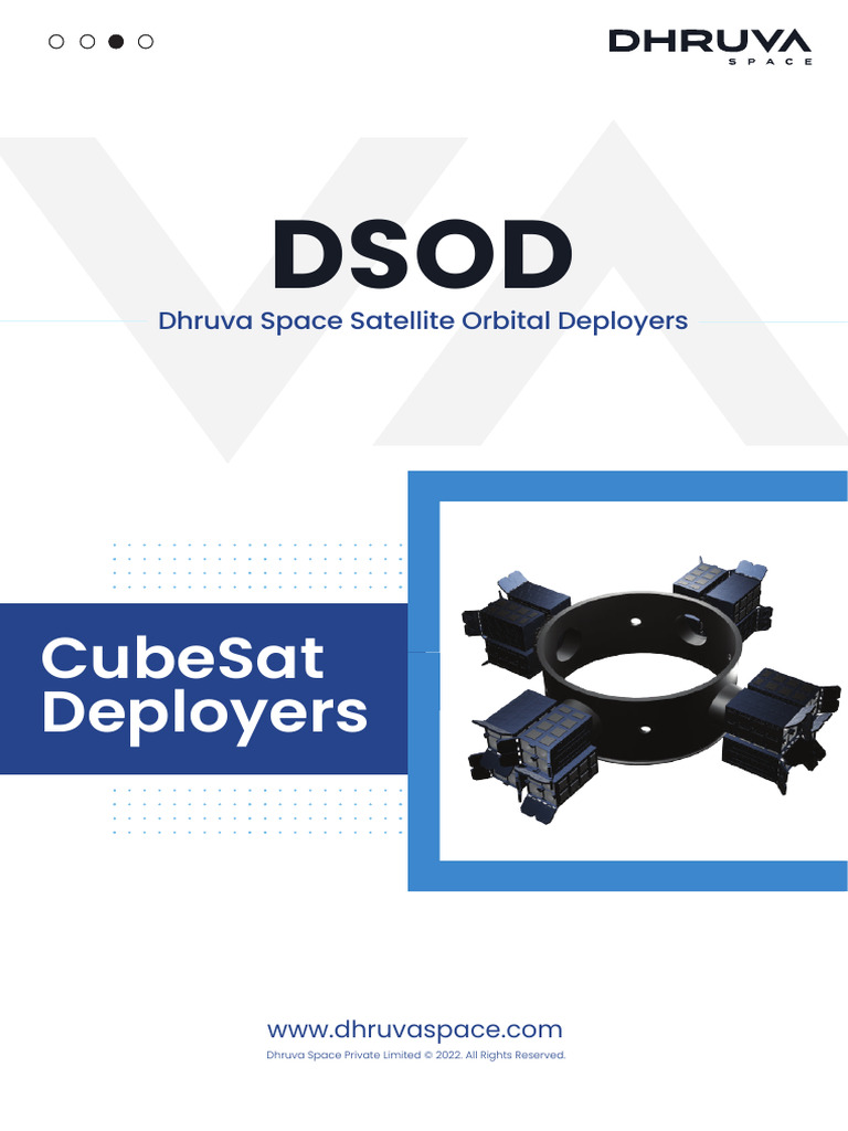 Datasheet Dhruva Space Dhruva Space Dsod 1u 1u Cubesat Deployer Jqms9z | PDF | Astronautics ...