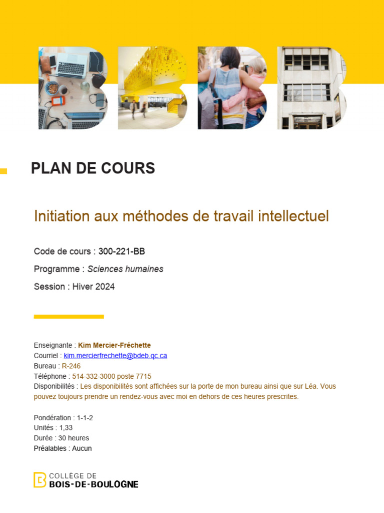 300-221-BB H24 Initation Aux Methodes de Travail Intellectuel ...