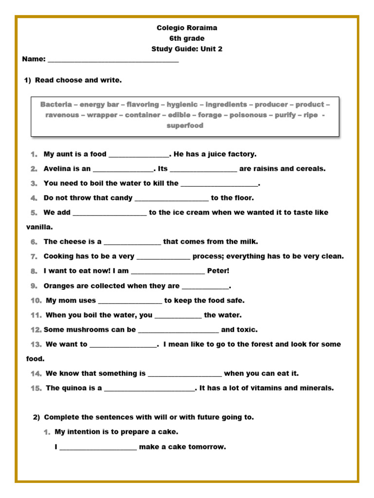6TH Grade Study Guide | Download Free PDF | Edible Mushroom | Foods