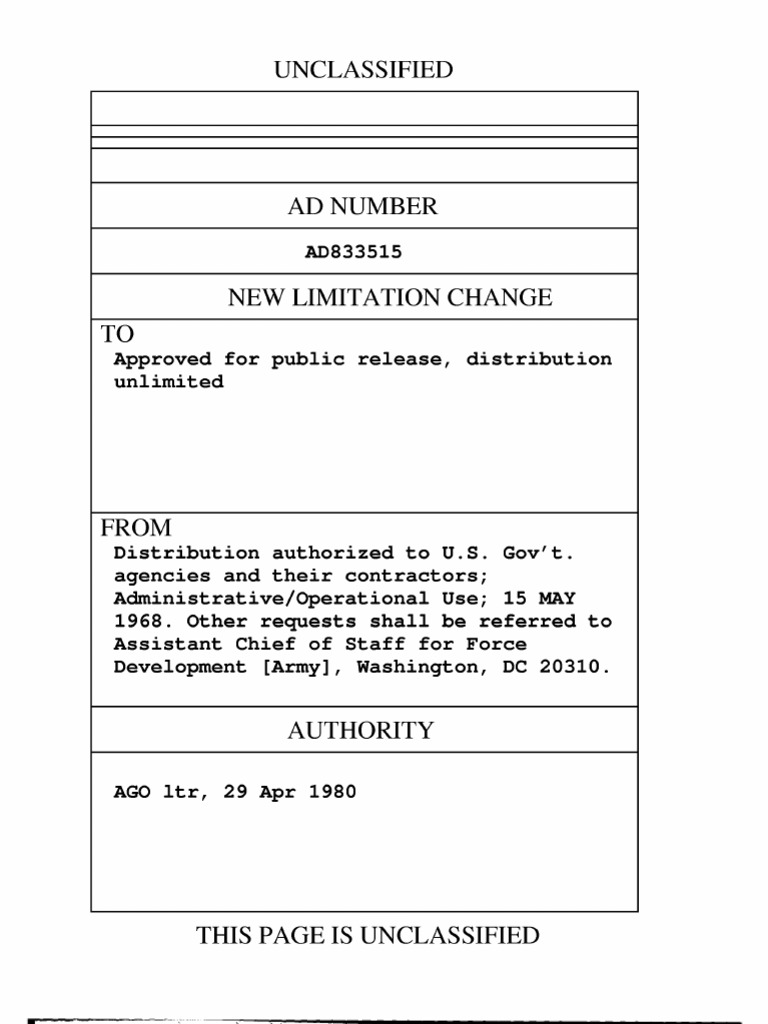 Vietnam War Army Lessons Report | PDF | United States Army | Tunnel