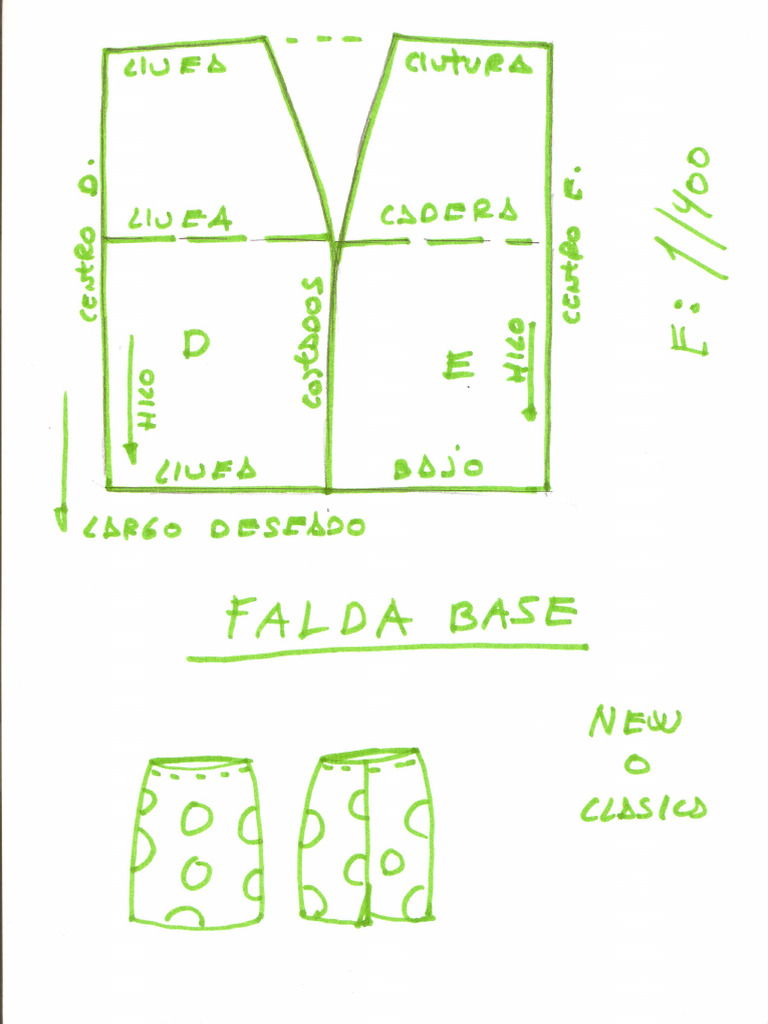 Falda Base | PDF