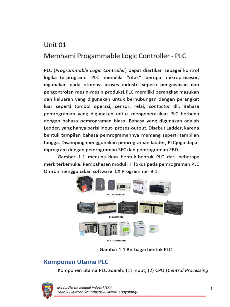 Panduan Pemrograman PLC Omron 9.1 | PDF