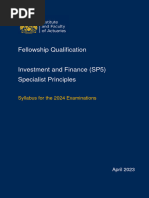 CM1 Formula Sheet v6 2024 | PDF | Present Value | Life Annuity