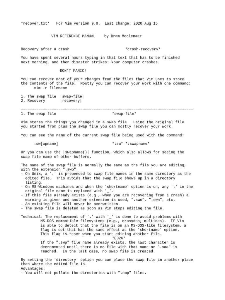 Recover | PDF | Computer File | Filename