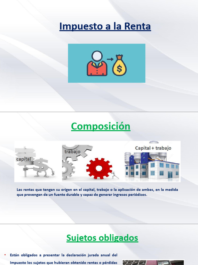 Guía del Impuesto a la Renta | PDF | Impuestos | Impuesto sobre la renta
