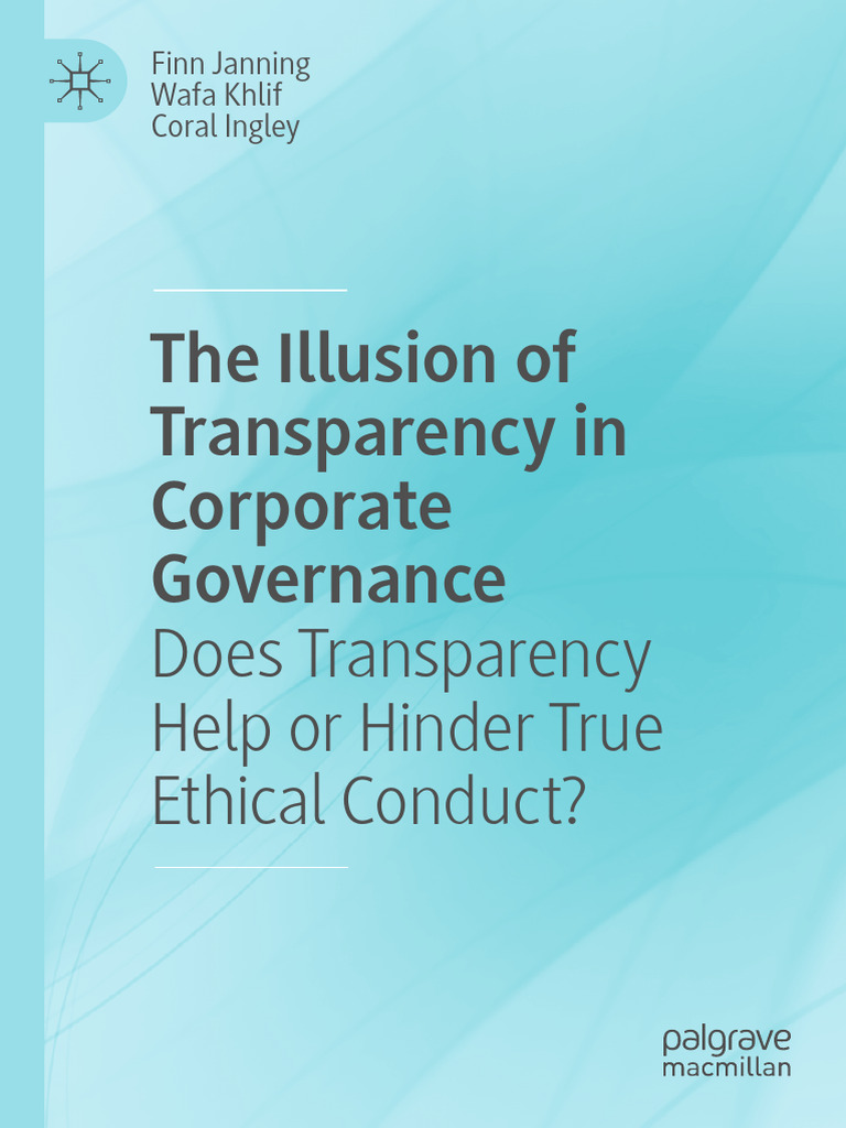 The Illusion of Transparency | PDF | Governance | Transparency (Behavior)