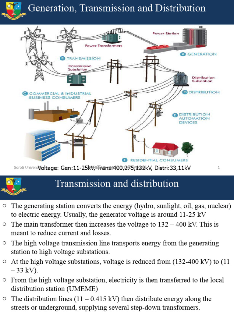 Generation, Transmission and Distribution | PDF | Electric Power ...