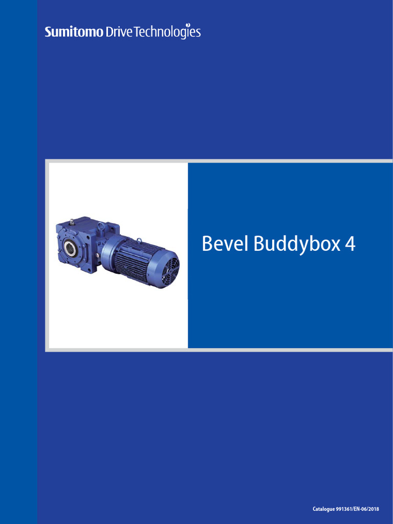Catalog Bbb4 Sumitomo | PDF | Gear | Electric Motor