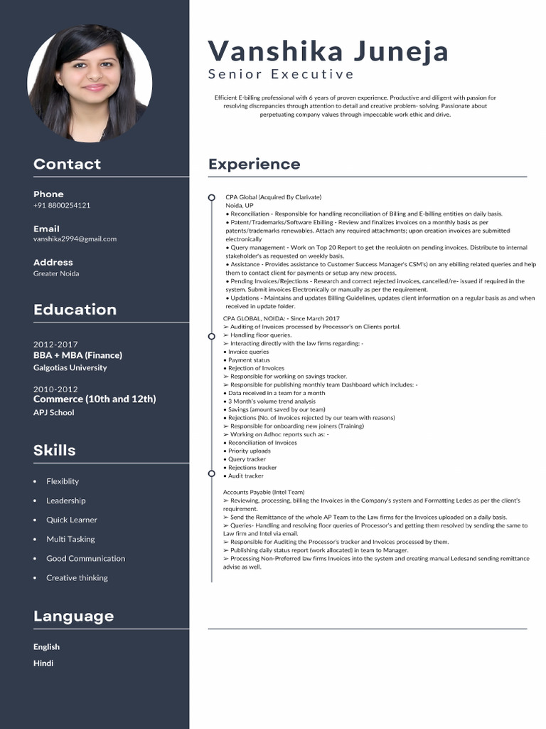 Vanshika Resume | PDF