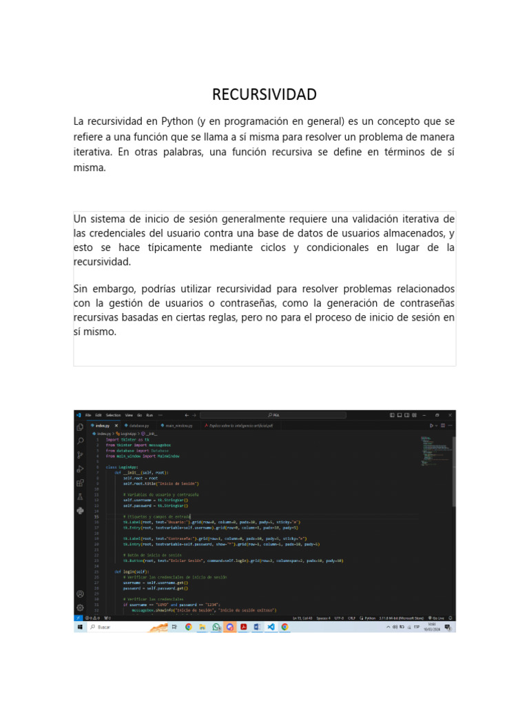 RECURSIVIDAD | PDF | Negocios | Finanzas y administración del dinero