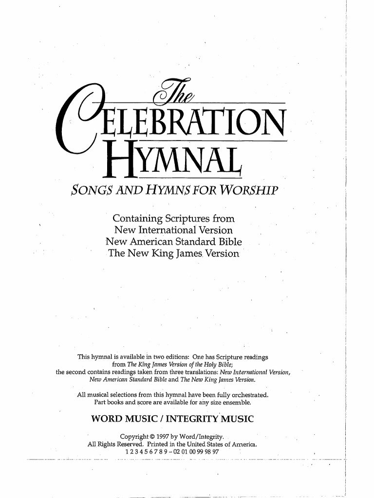 Celebration Hymnal COMPLETE | PDF