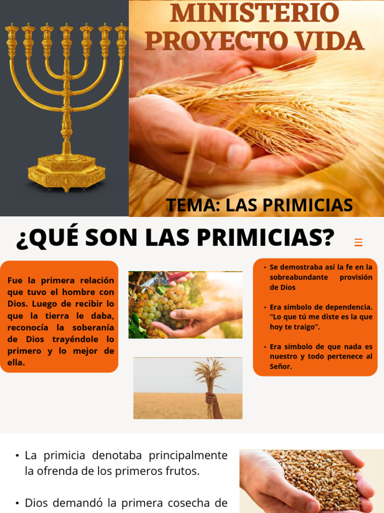 Importancia de las Primicias en la Fe | PDF | Bendición | Contenido bíblico