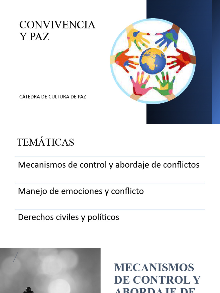 Convivencia Y Paz Pdf Mediación Violencia