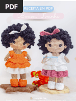 Padrão de Crochê para Roupa de Boneca | PDF | Crochê