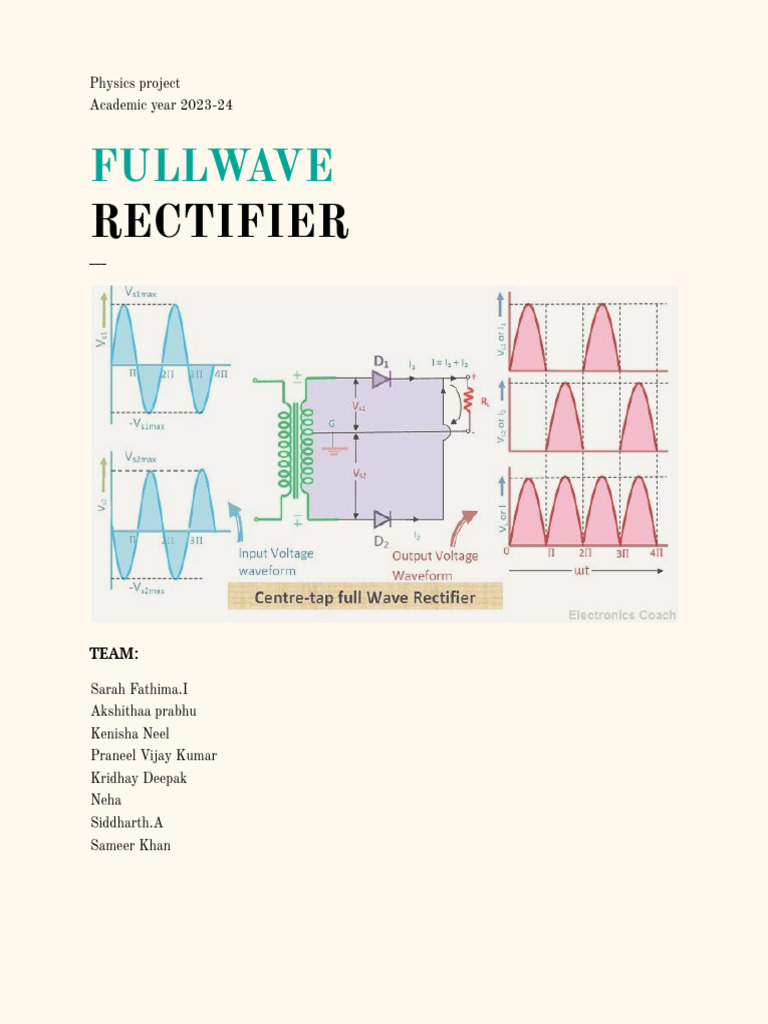 Physics Project | Download Free PDF | Rectifier | Diode