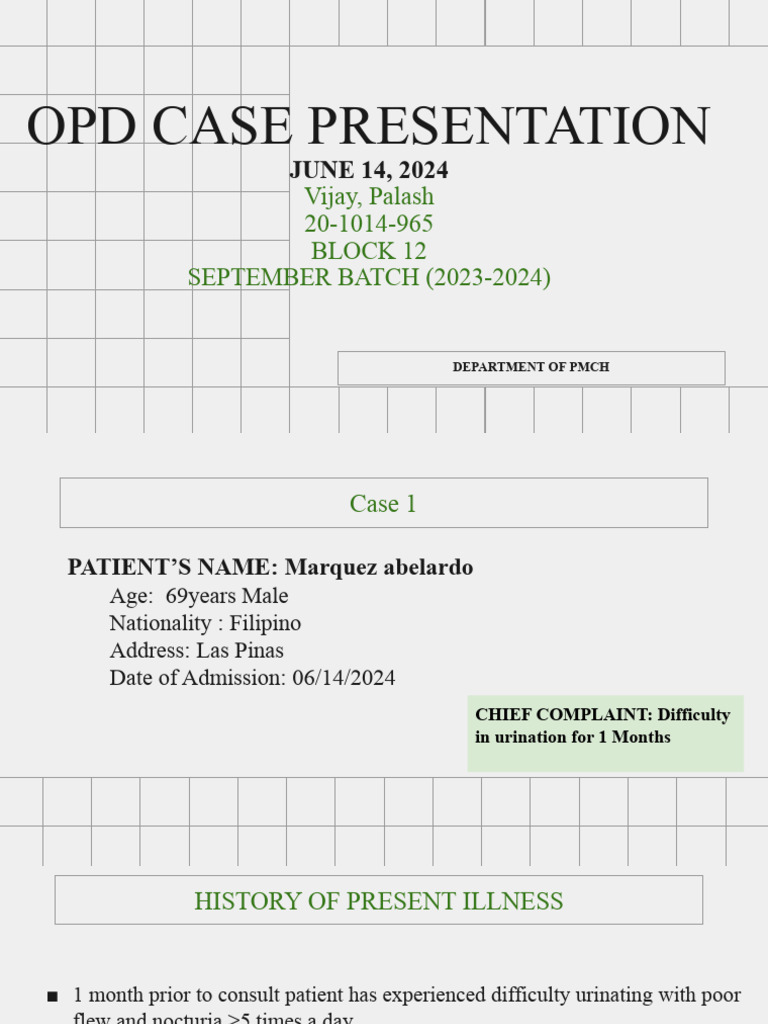 Vijay Palash June 14 Opd Case | PDF | Clinical Medicine | Diseases And Disorders