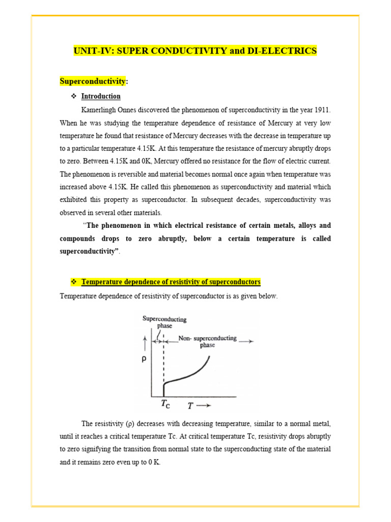 Superconductivity And Dielectrics Pdf Dielectric Superconductivity