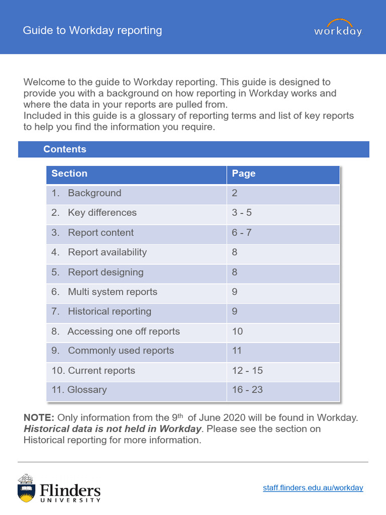Guide To Workday Reporting | PDF | Working Time | Business Process