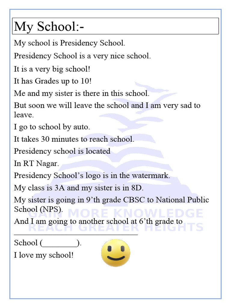 My School | PDF