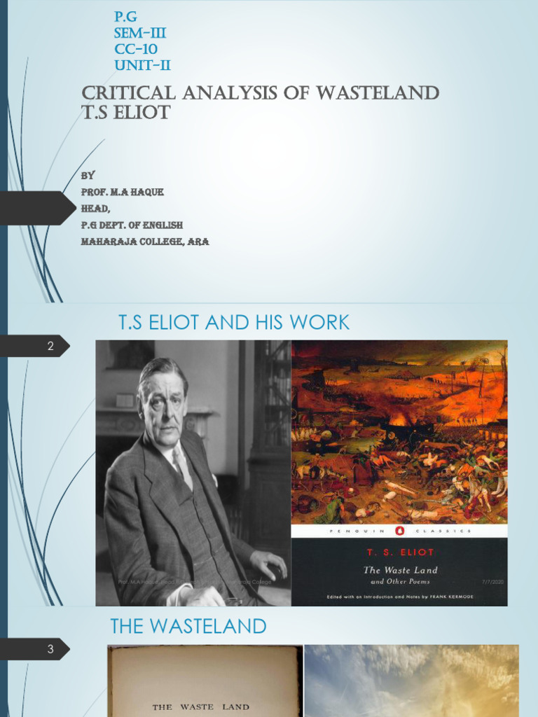 The - Waste - Land - 1.doc (1) - Compressed | PDF | T. S. Eliot