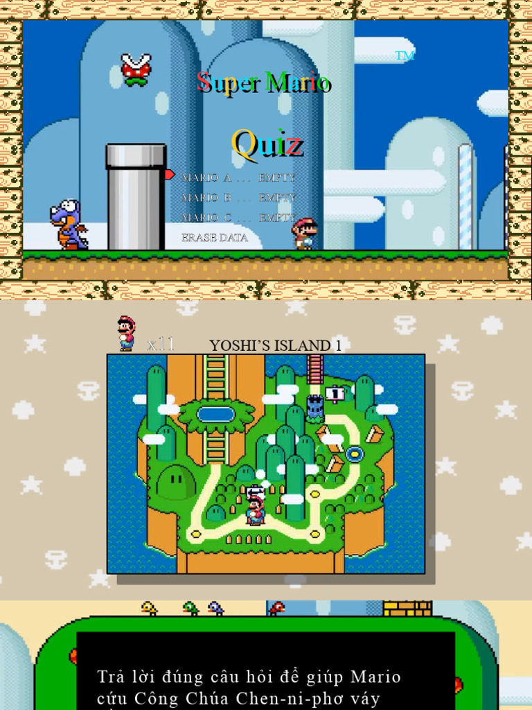 Super Mario Presentation Template | PDF