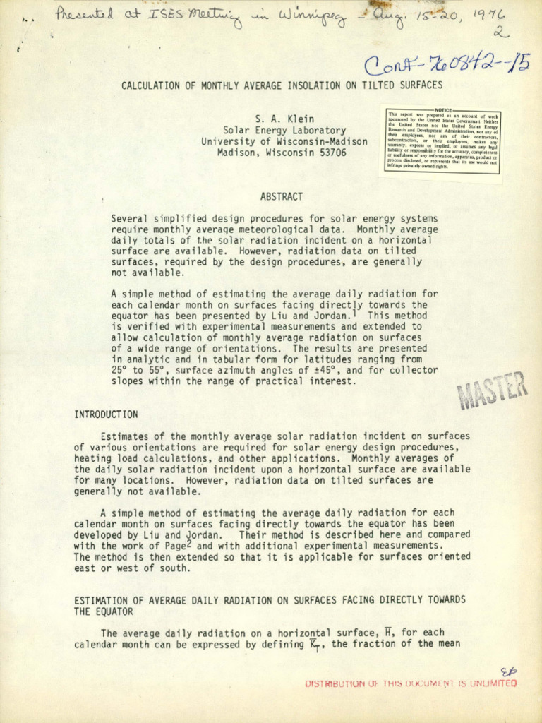 Klein | PDF | Sun | Physical Phenomena