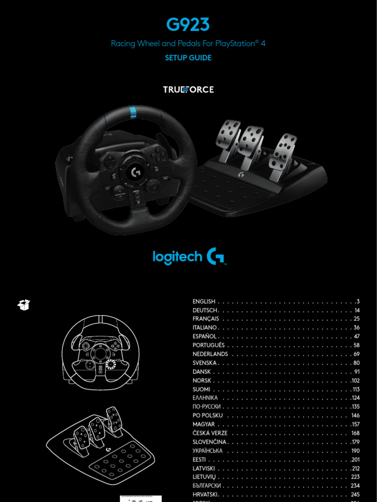 g923 Racing Wheel QSG | Download Free PDF | Clutch | Vehicles