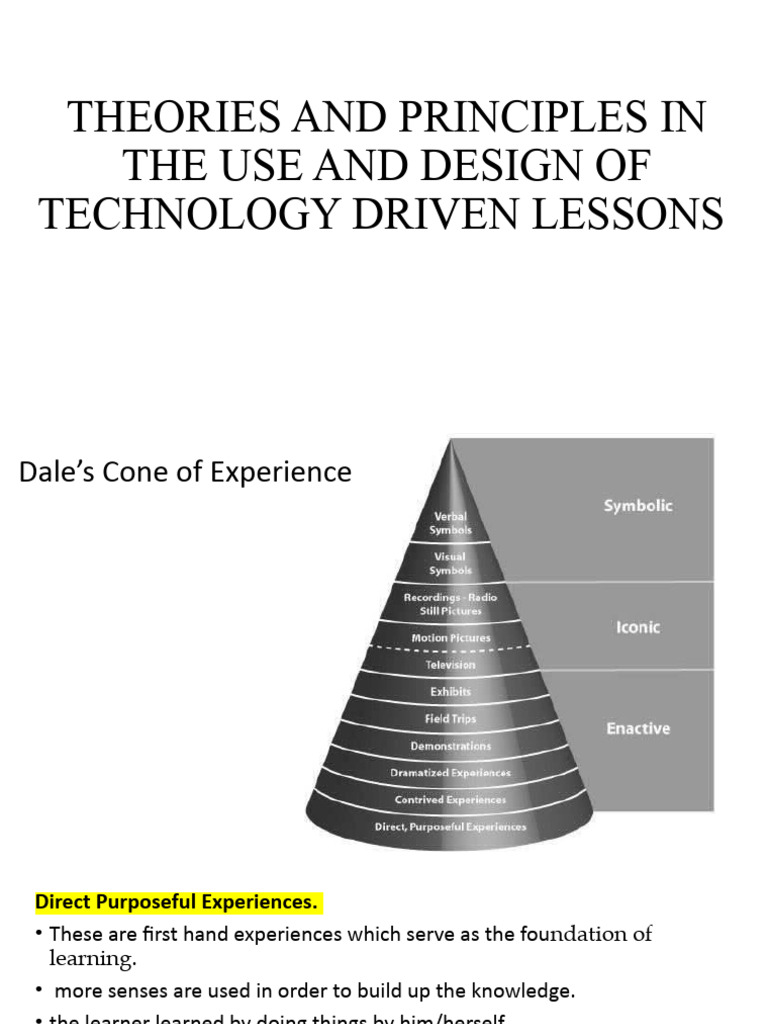 Ples in The Use and Design of Technology Driven Lessons | PDF | Experience | Learning