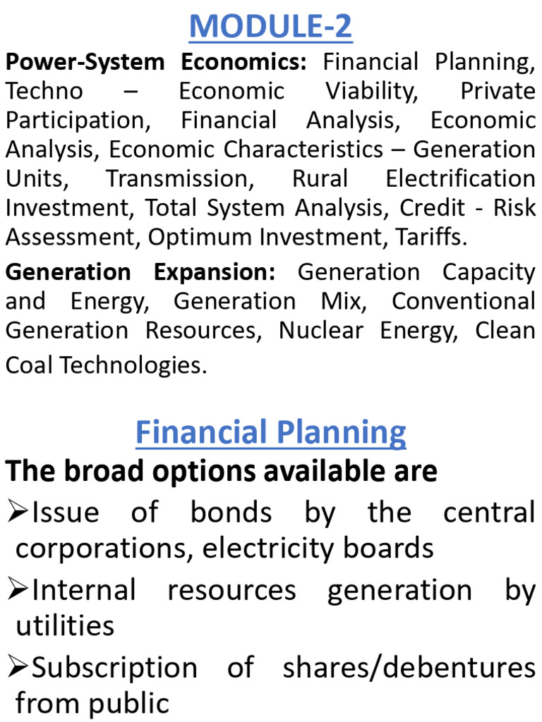 Psp Module 2 Pdf Mathematical Optimization Coal 