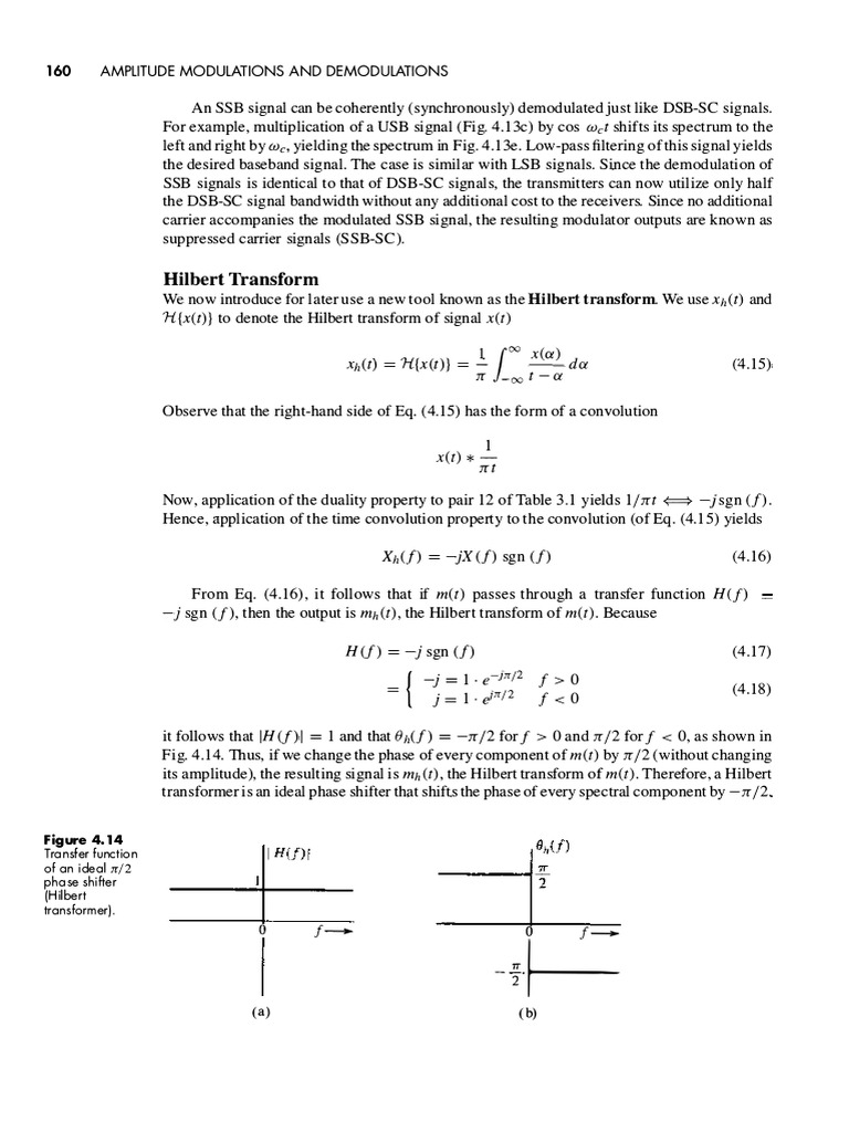 Hilbert Transform | Download Free PDF | Radio Technology | Signal Processing
