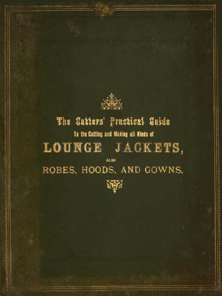 The Cutters Practical Guide To Jacket Cutting and Making Embracing ...