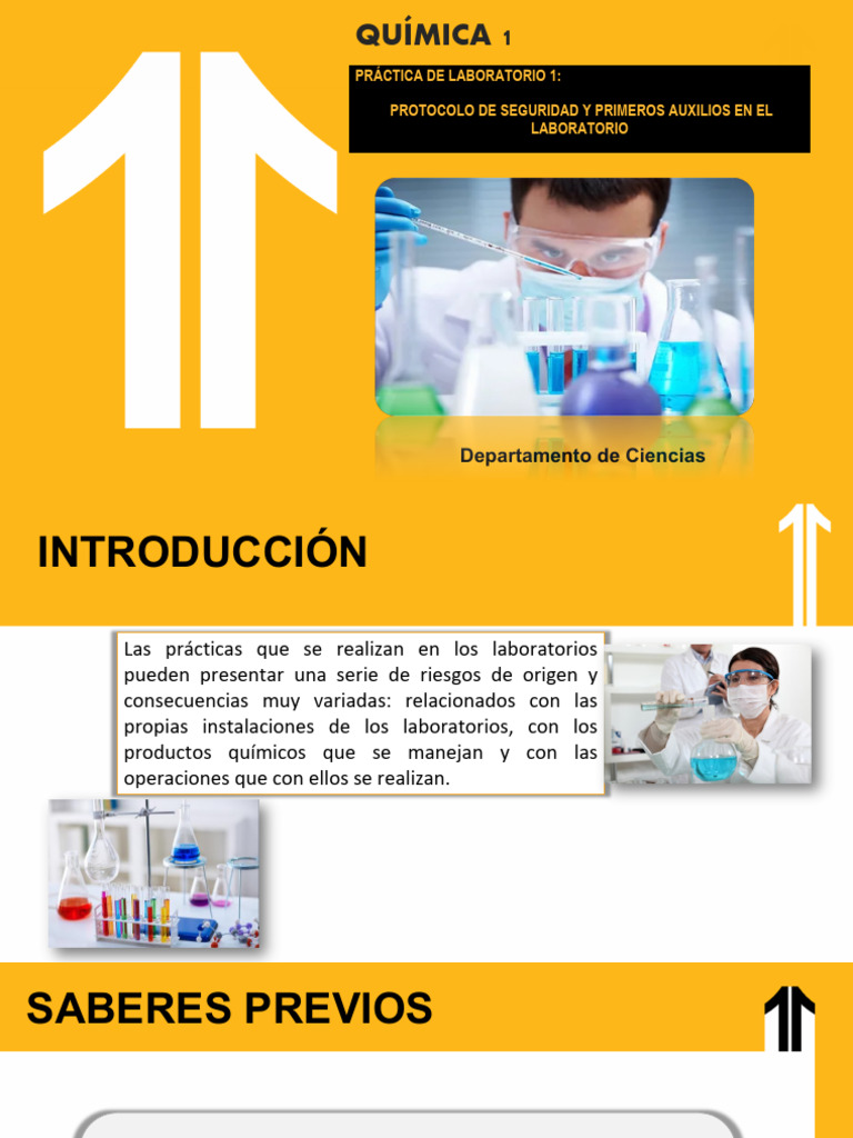 Sem01-Práctica Nº01 Protocolo de Seguridad y Primeros Auxilios en El Laboratorio | PDF ...