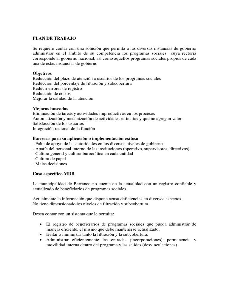 Plan PS | PDF