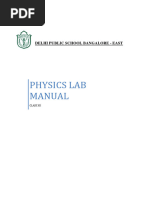 PHYSICS STD XII Practical Book | PDF