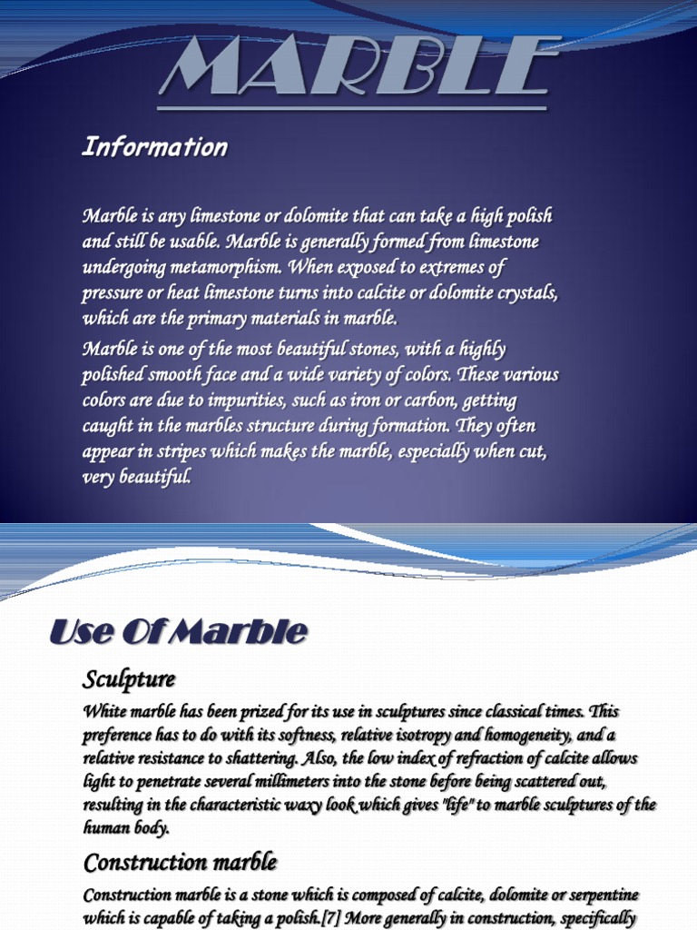 Marble | PDF | Marble | Natural Materials