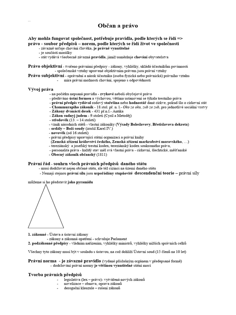 Občan A Právo | PDF