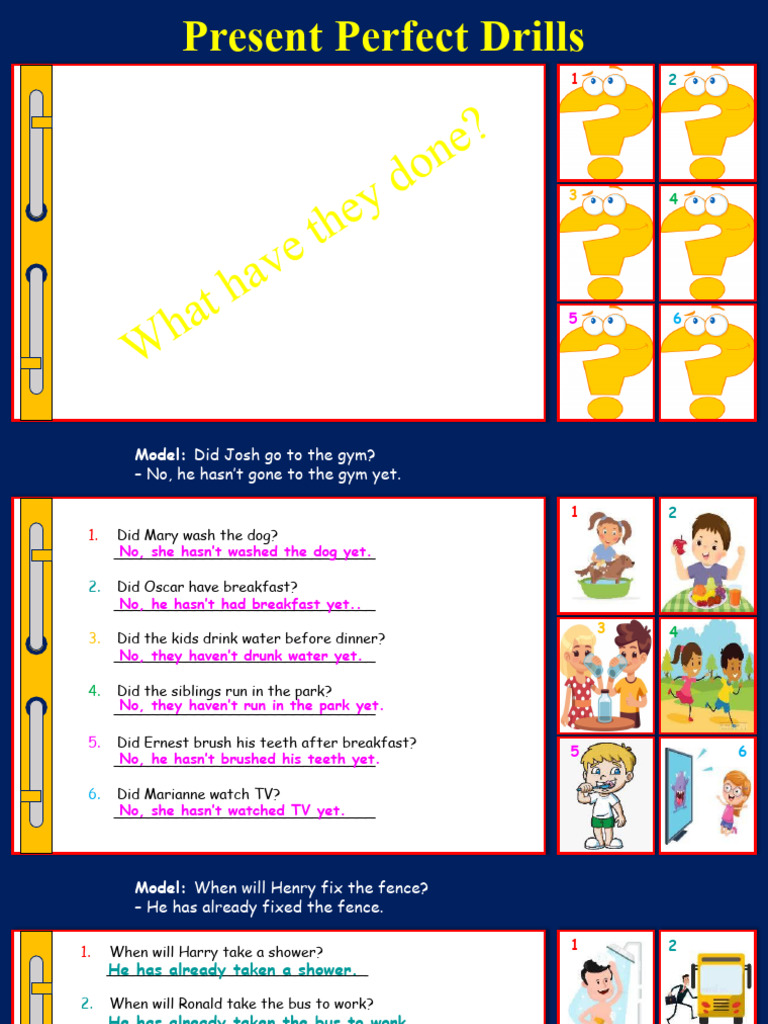 present-perfect-drills-fun-activities-games-grammar-drills_143407 | PDF