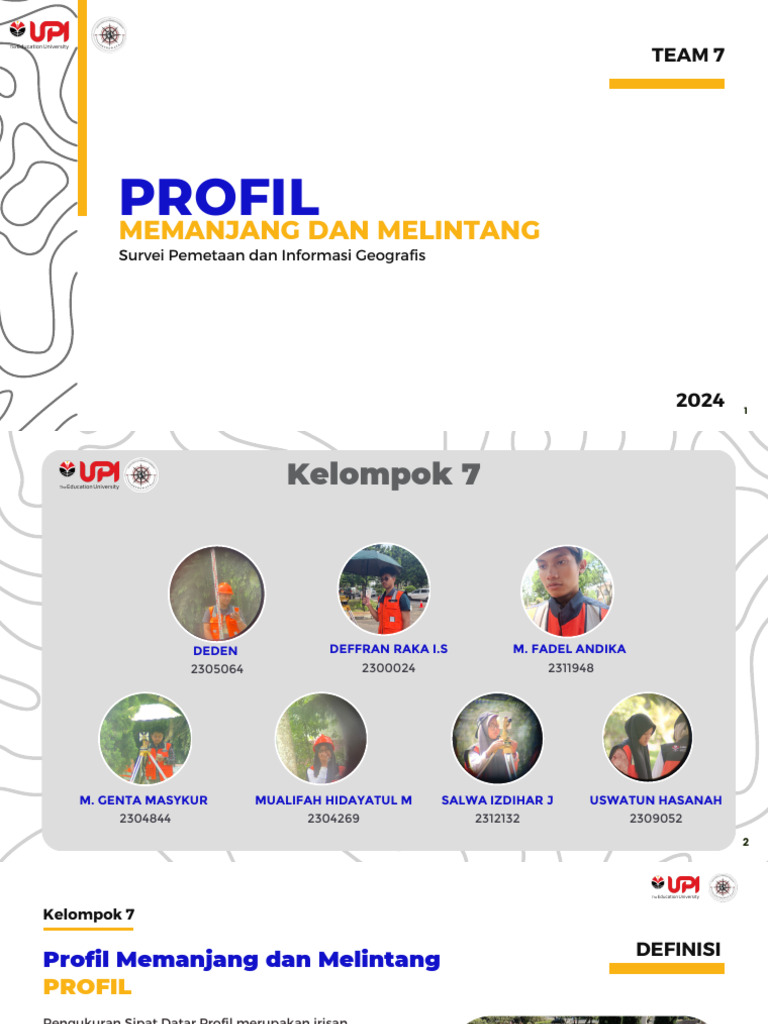 Profil Memanjang Melintang 7 2A | PDF
