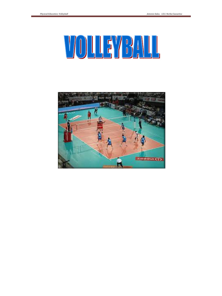 VOLLEYBALL_THEORY | PDF | Volleyball | Sports Rules And Regulations