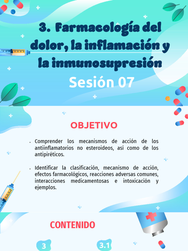 Sesion 7 Terap Farmacológica | Descargar gratis PDF | Dolor | Droga ...