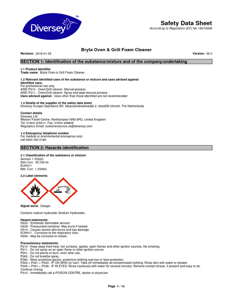 Safety Data | PDF | Toxicity | Personal Protective Equipment