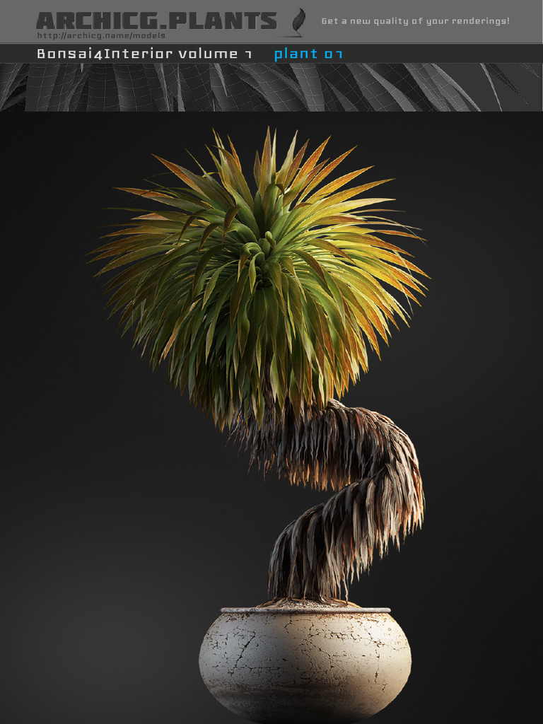 ARCHICG.PLANTS_BFIV1_пальмы | Download Free PDF | Rendering (Computer Graphics) | 3 D Computer ...