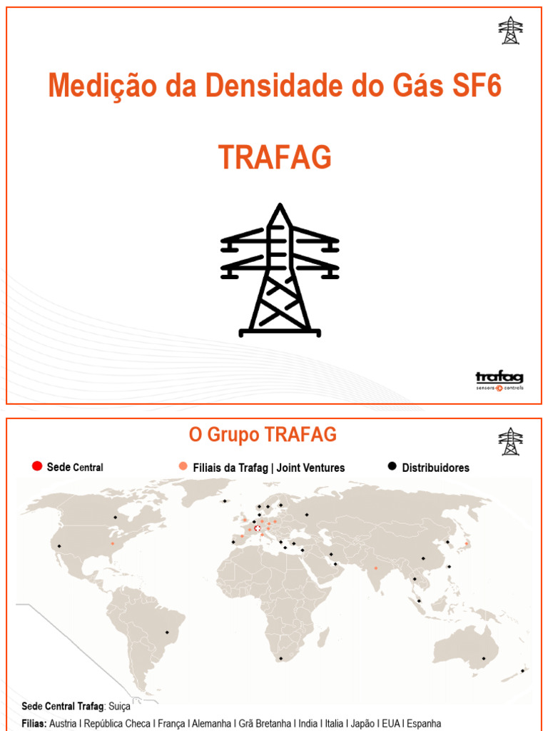 Trafag Monitoramento Da Densidadedo Gas sf6 Portugues | PDF | Pressão ...