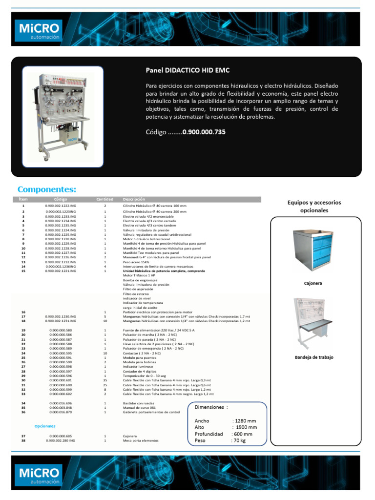 05 Didacto HId EMC 0.900.000.735 | PDF | Ingenieria Eléctrica
